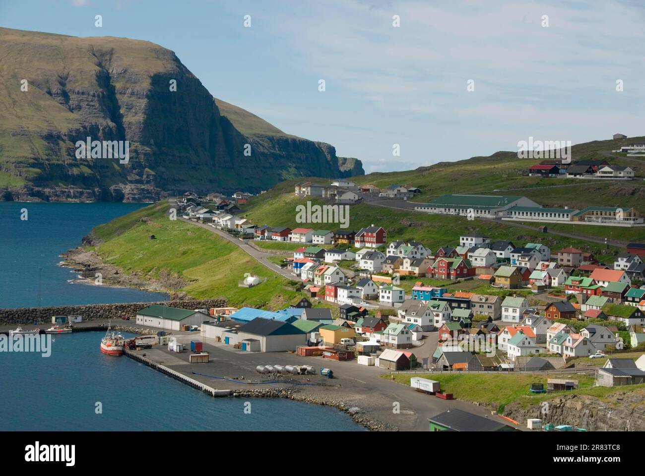 Eidi, View of Streymoy, Esturoy Island, Faroe Islands, Denmark, Faroe ...