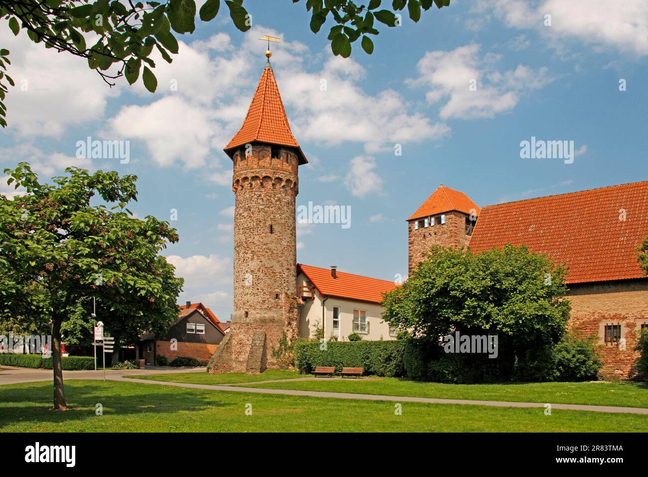 Witches' Tower and Martin's Gate, 13th century, Ladenburg, Baden ...