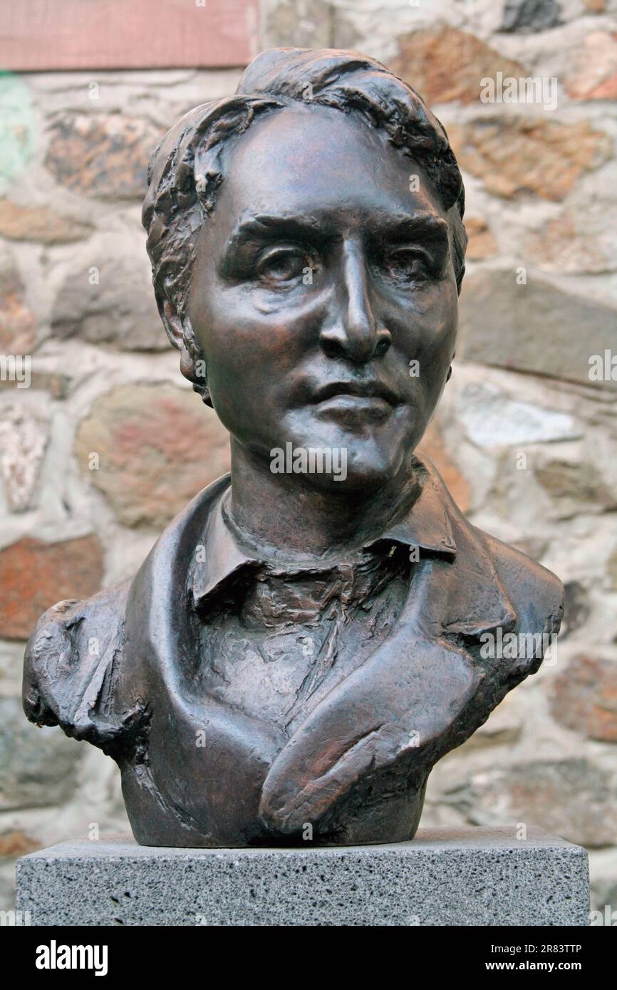 Ludwig-Boerne-Bust, by Thomas Burhenne, Giessen, Hesse, Ludwig-Boerne ...