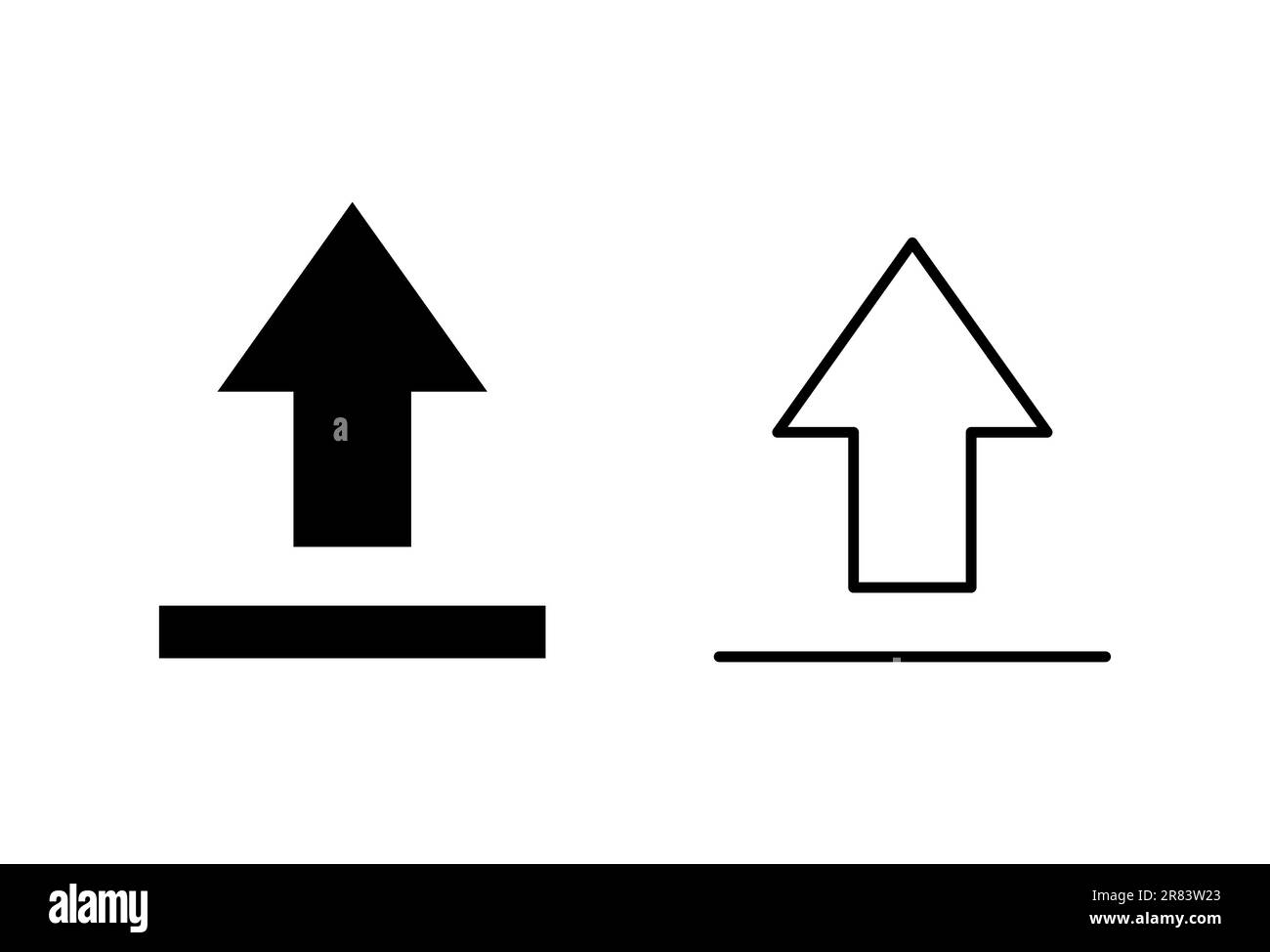 Upload icon set. load data symbol Stock Vector Image & Art - Alamy