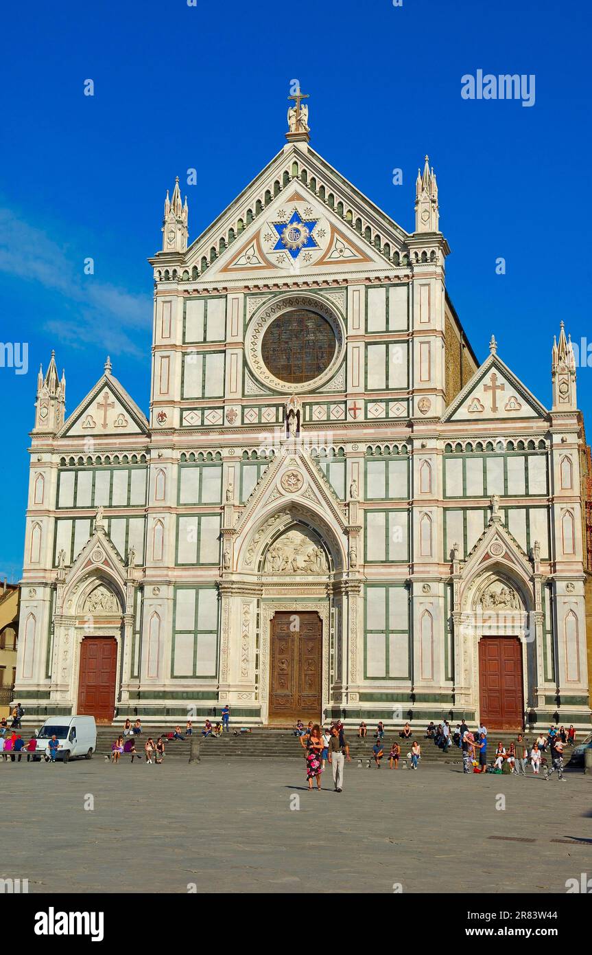 Florence, Church of The Santa Croce, Santa Croce church, Basilica of ...