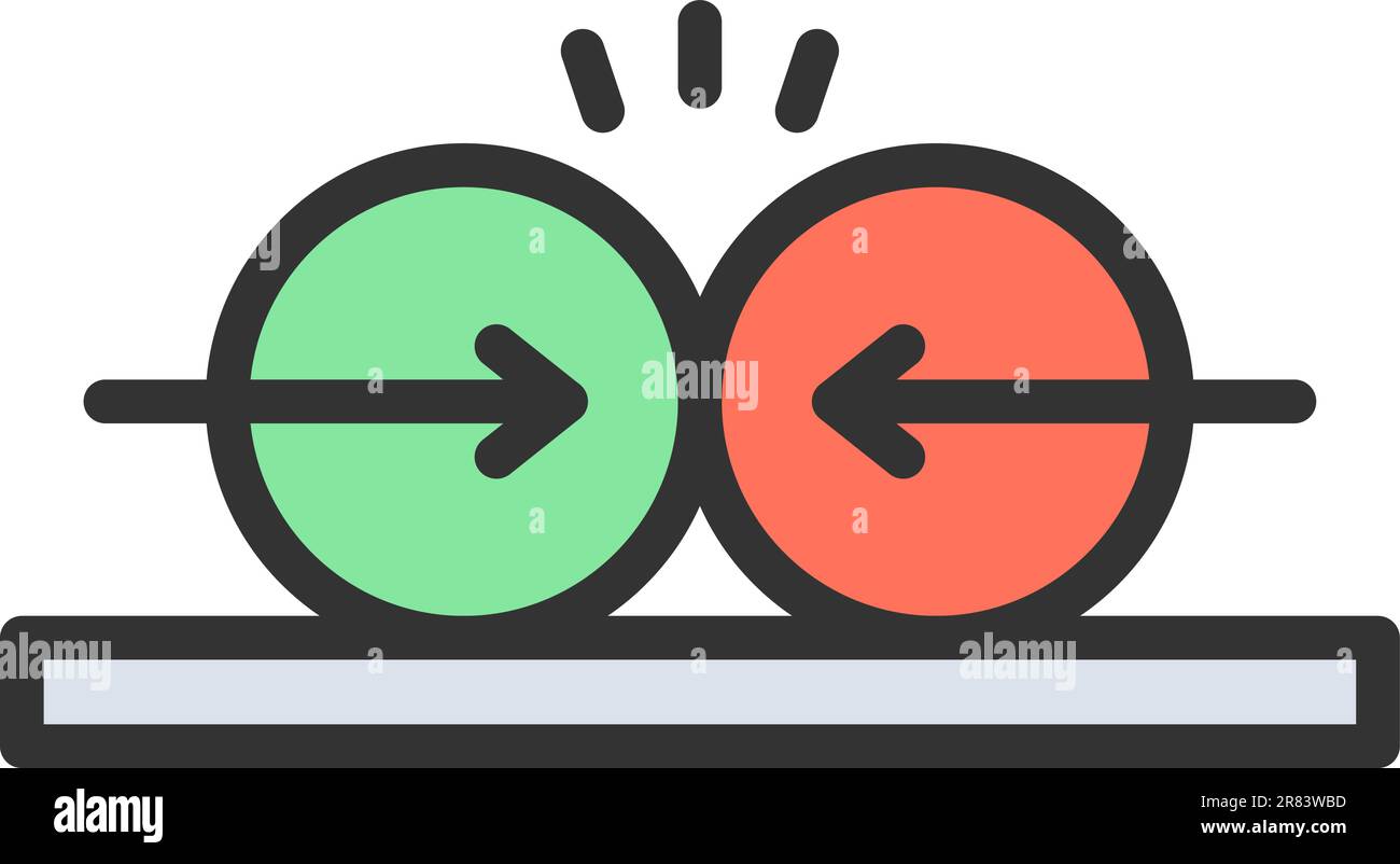 Collision icon vector image Stock Vector Image & Art - Alamy