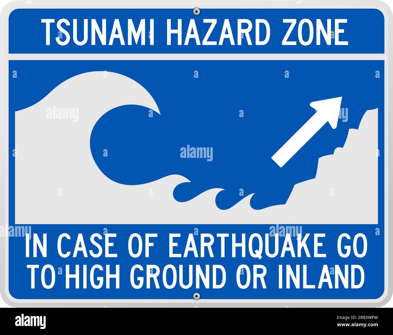 Sign dangerous zone in Stock Vector Images - Alamy