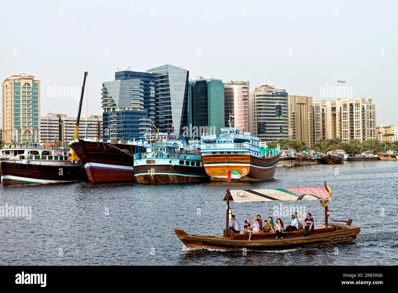 The Dubai Creek is a natural inlet of the Persian Gulf that divides the ...