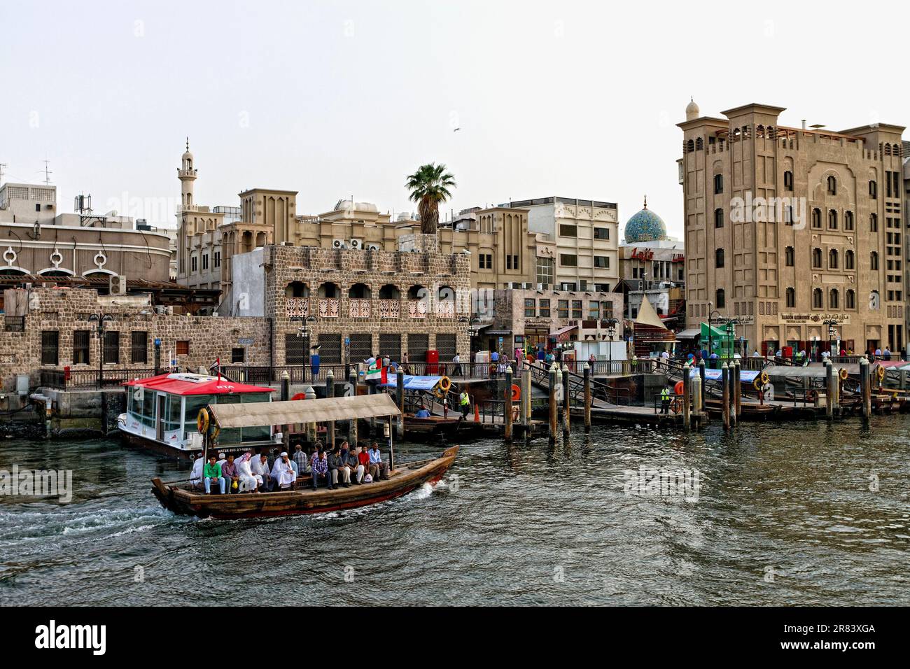 The Dubai Creek is a natural inlet of the Persian Gulf that divides the ...