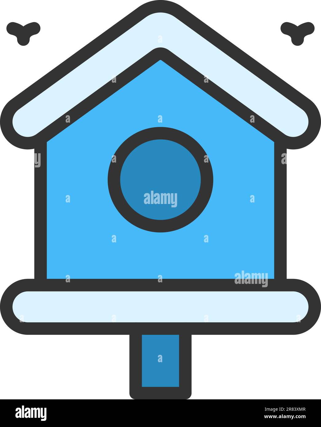 Nesting birds Stock Vector Images - Alamy