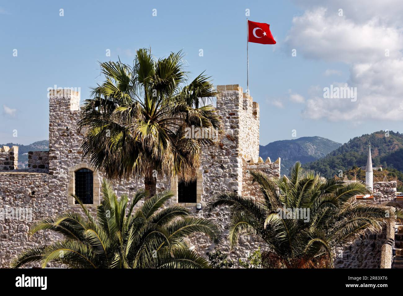 Marmaris Kalesi, Marmaris Castle, Marmaris, Turkey, Tuerkei Stock Photo ...