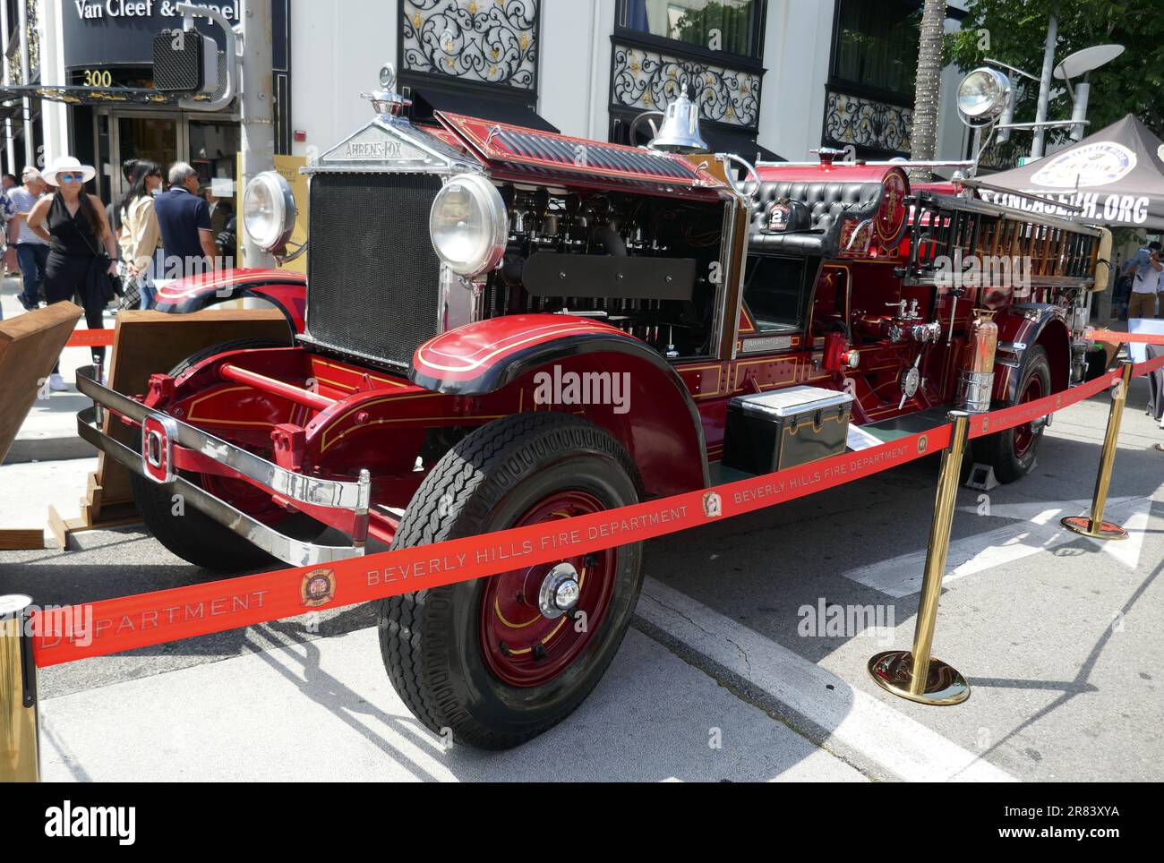 Beverly Hills, California, USA 18th June 2023 Fire Truck at Rodeo Drive ...