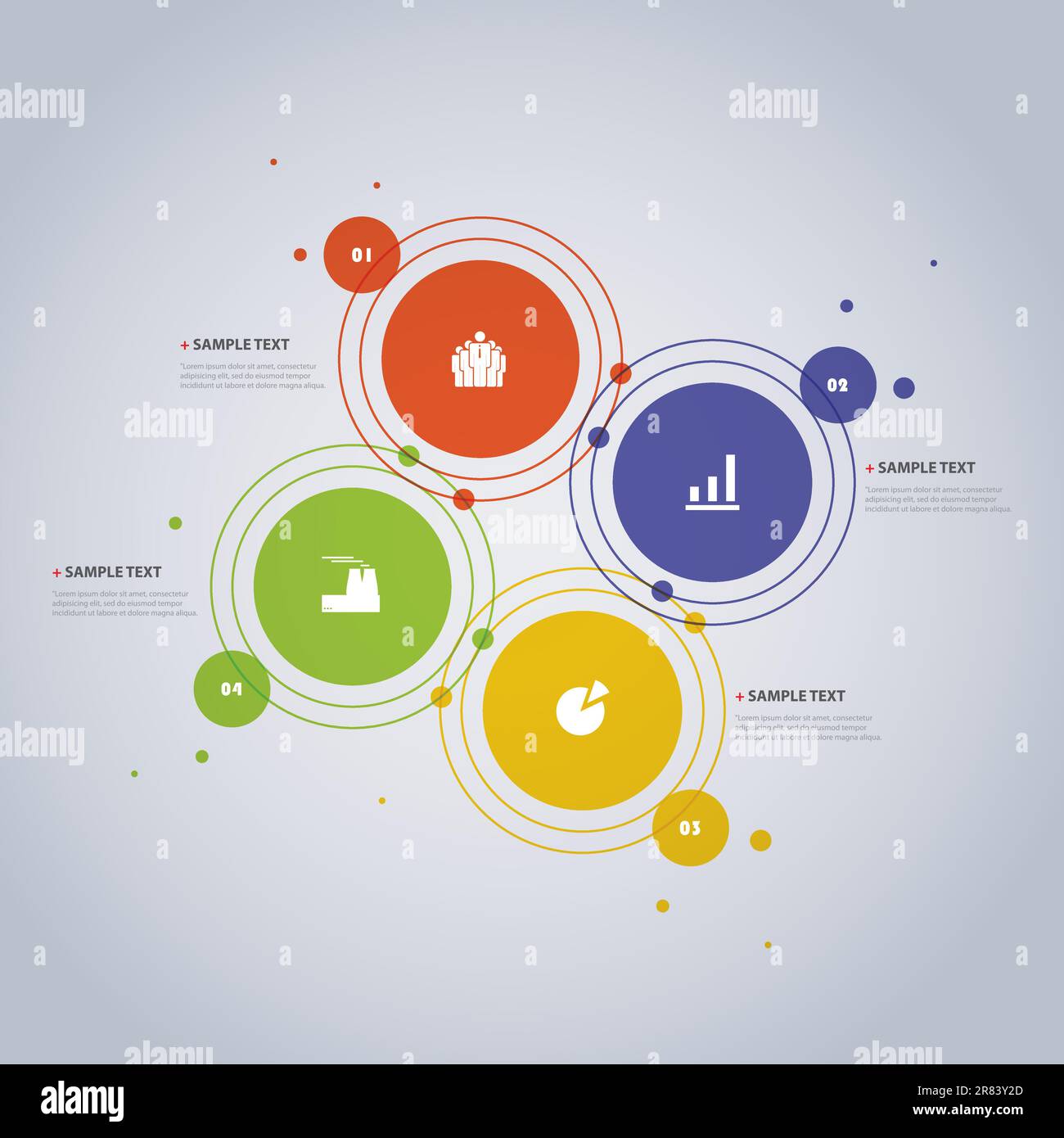 Colorful Minimal Infographics Layout Creative Design, Chart, Diagram ...