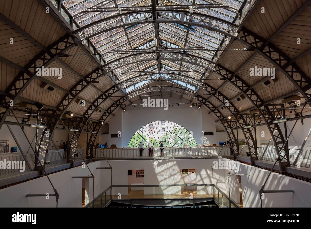 Paris, Ile de France, France, The Pavillon de l'Arsenal is the Paris ...