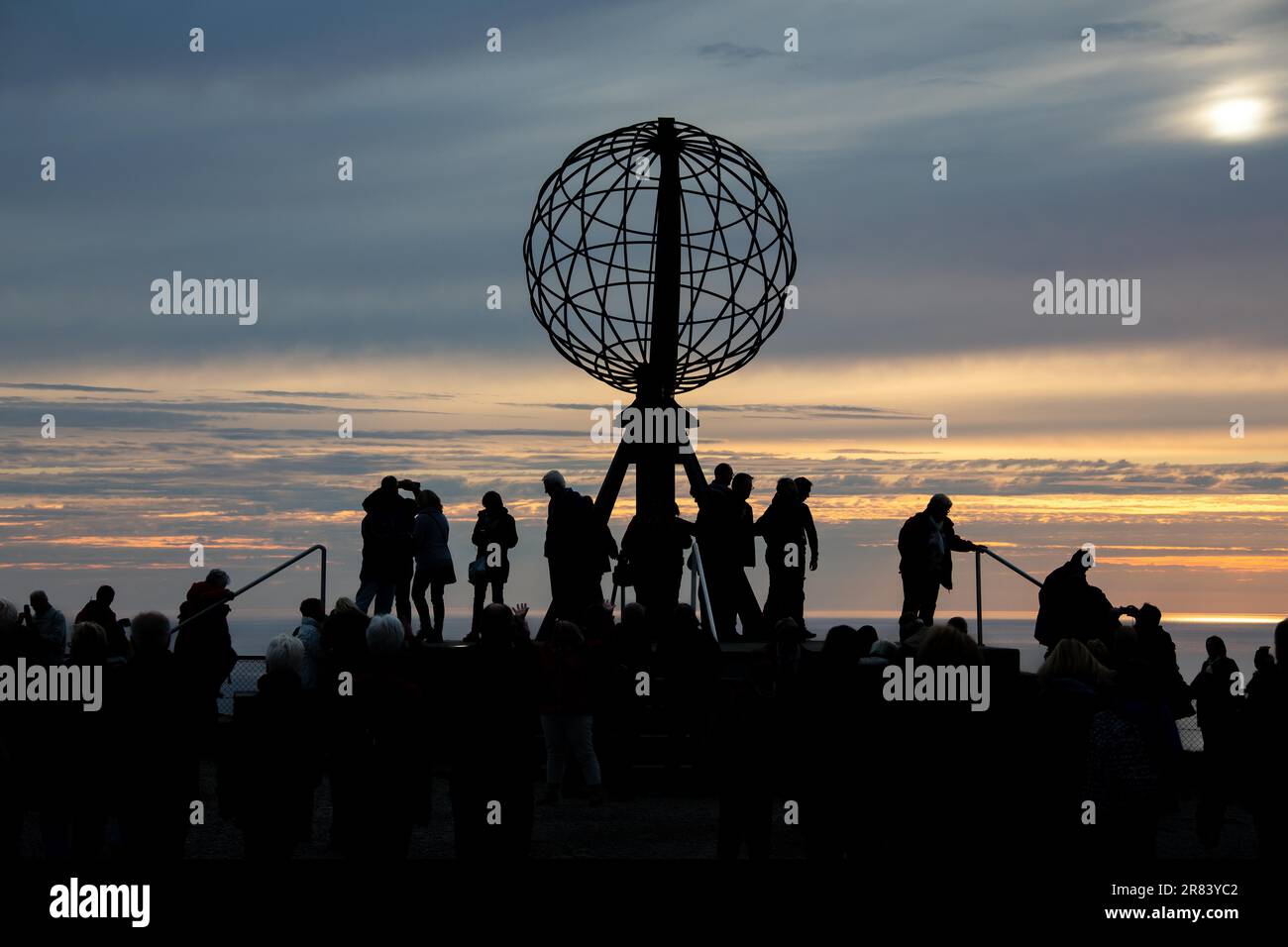 Globe monument north cape hi-res stock photography and images - Alamy