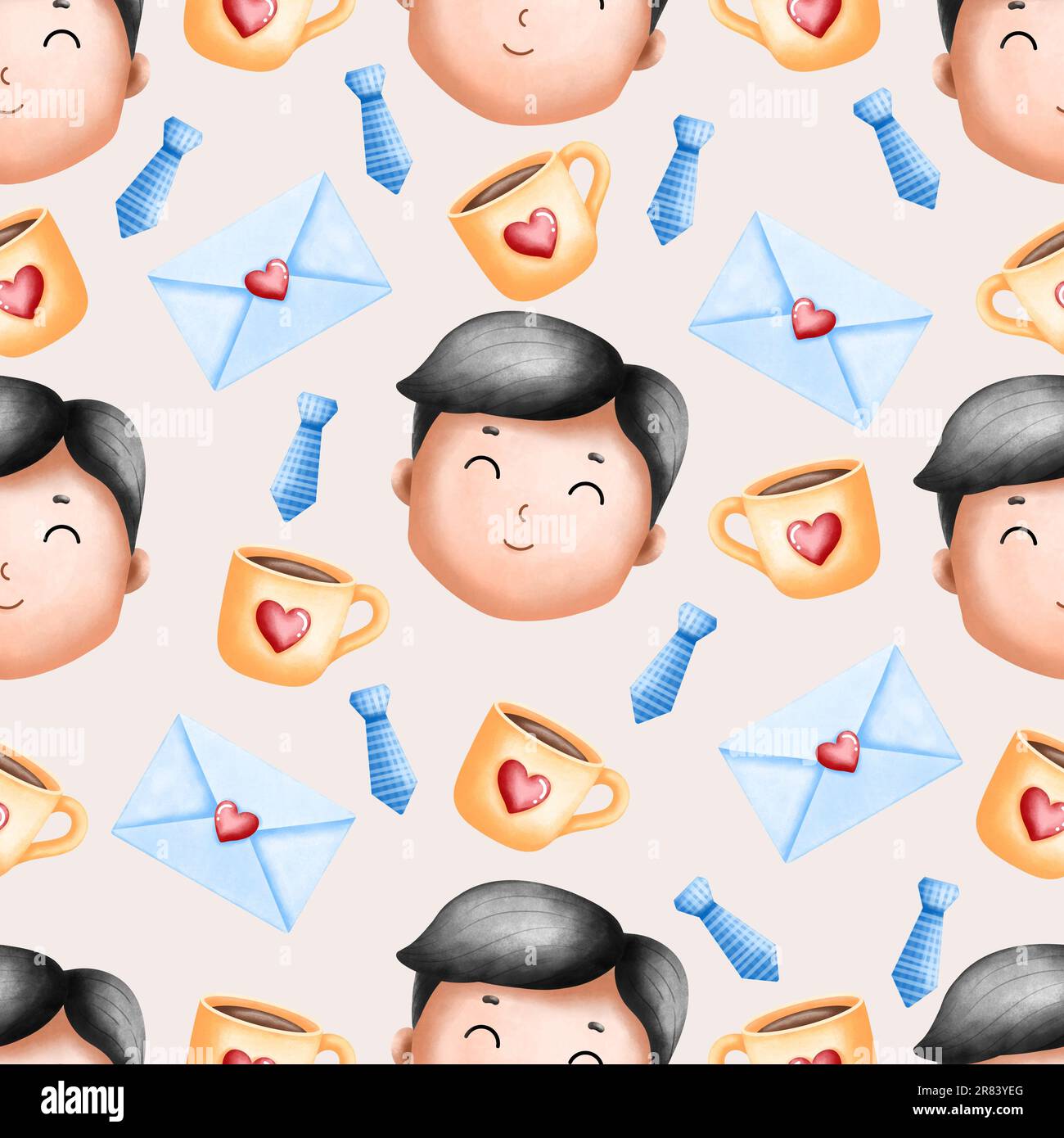 Fathers day pattern hi-res stock photography and images - Alamy