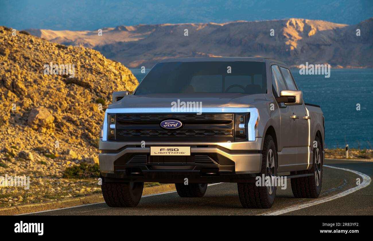 Ford f 150 electric truck hi-res stock photography and images - Alamy