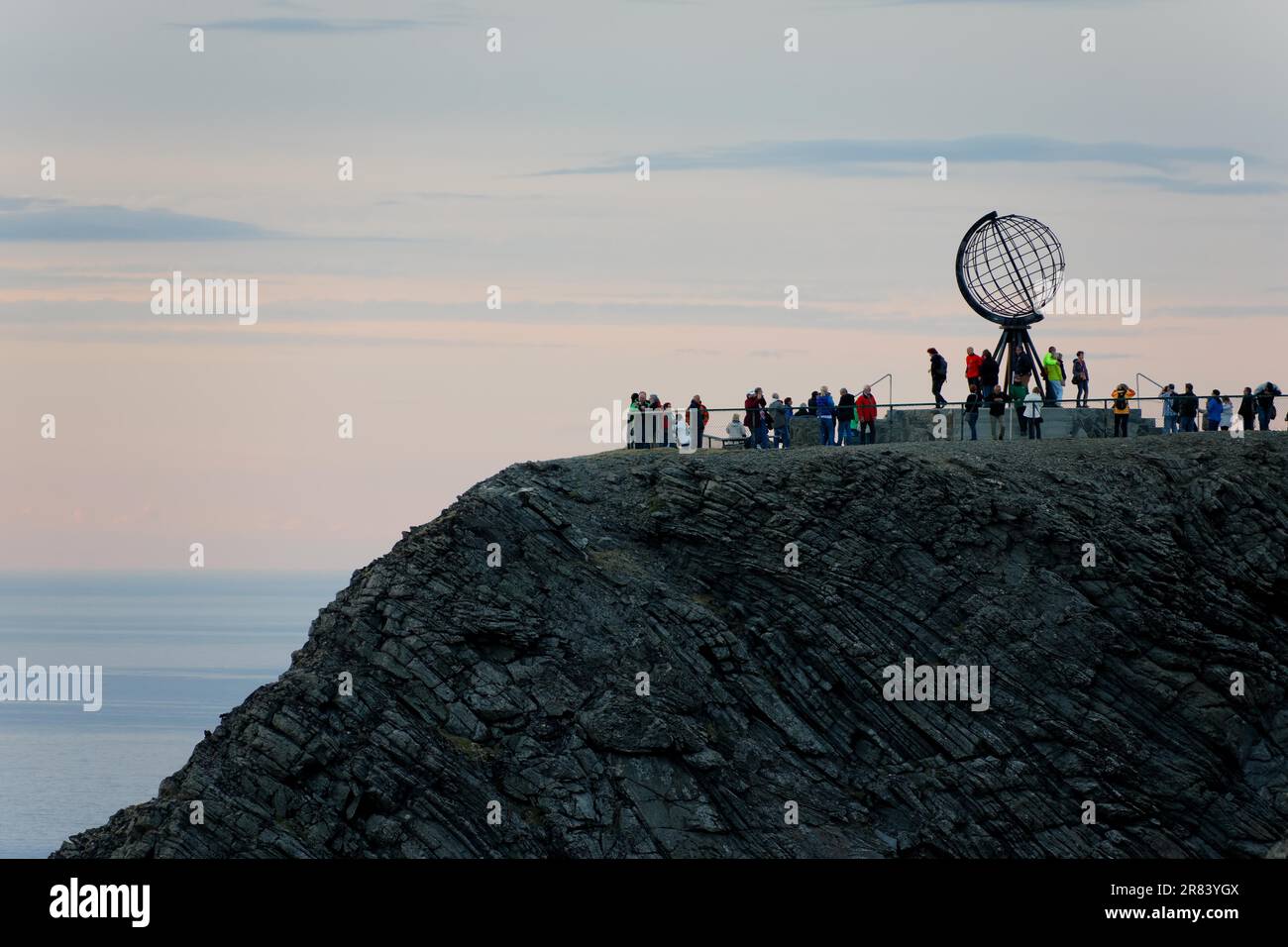 Globe monument north cape hi-res stock photography and images - Alamy