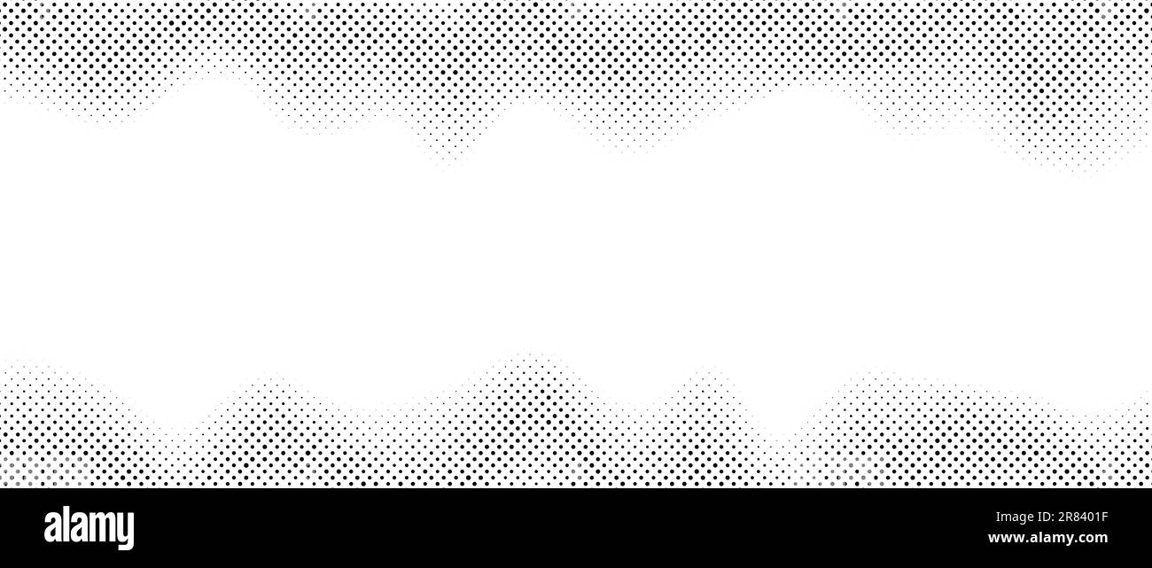 Halftone wavy gradient texture. Faded noise grain wallpaper. Black and ...