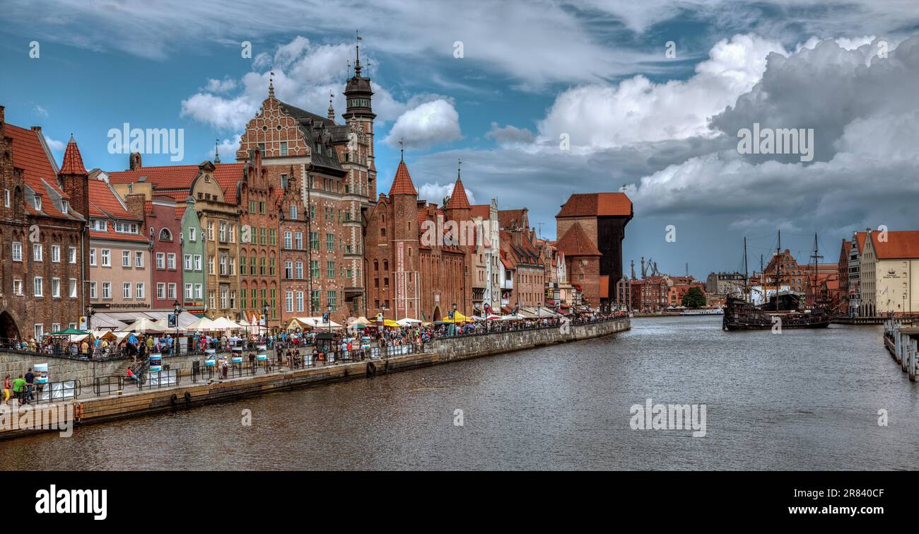 Gda?sk, Gdansk, Danzig. Mot?awa River Stock Photo - Alamy