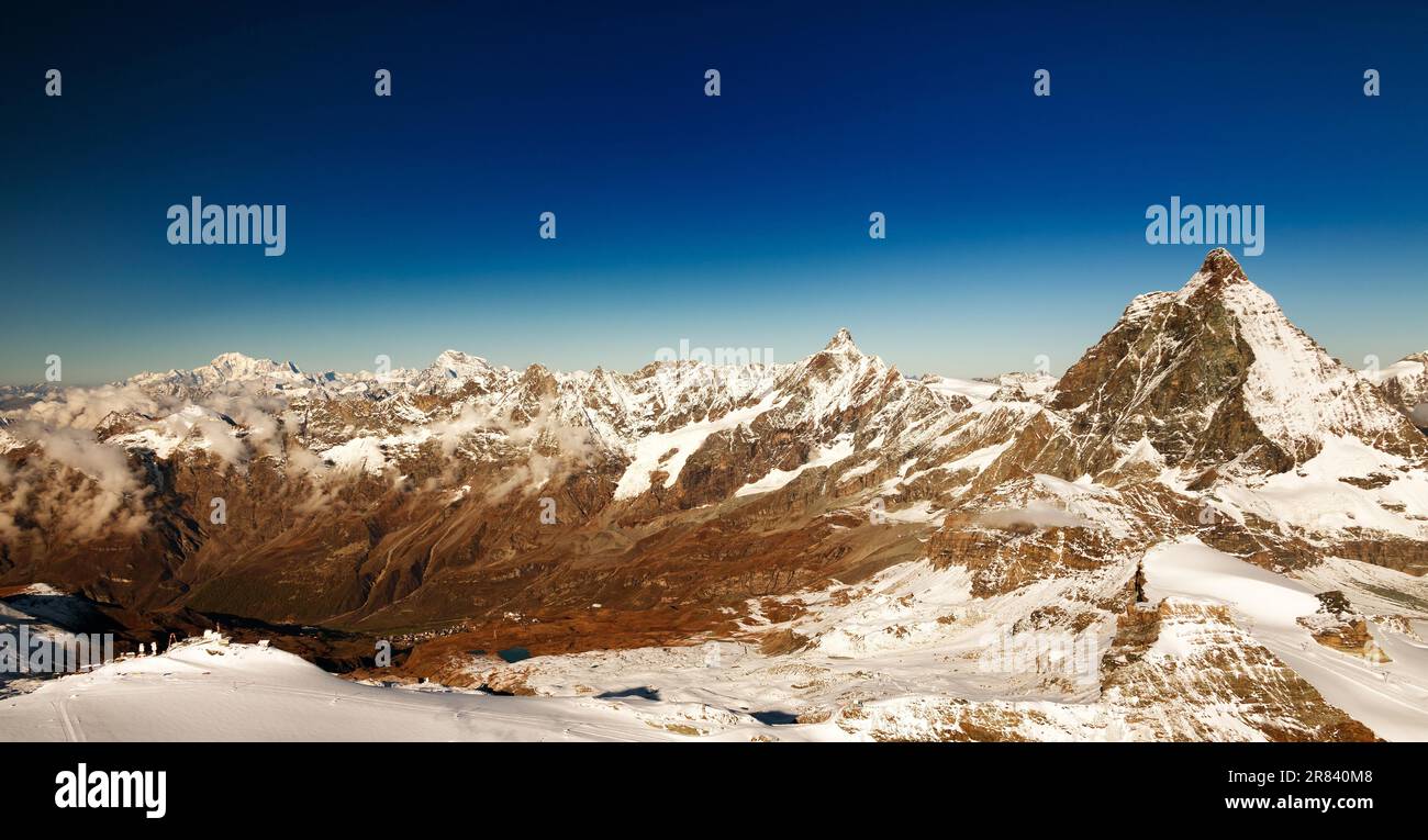 The Alpine region of Switzerland, Matterhorn Stock Photo - Alamy