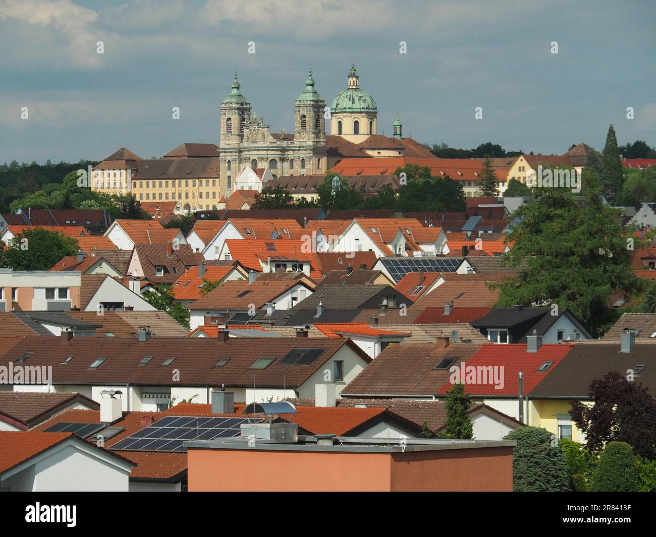 Basilica and City of Weingarten (Wuerttemberg) in Upper Swabia Stock ...