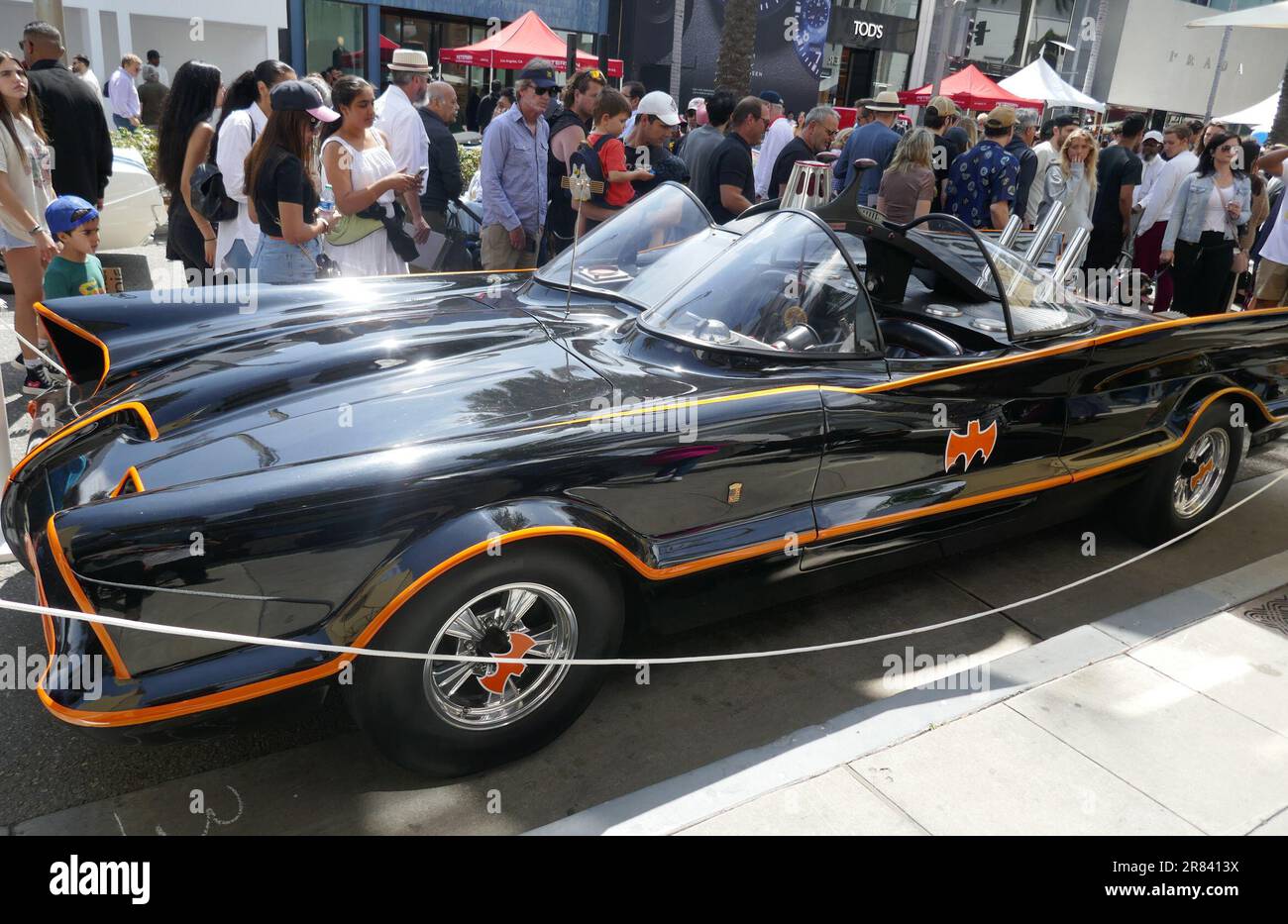 Beverly Hills, California, USA 18th June 2023 1966 Batmobile at Rodeo ...