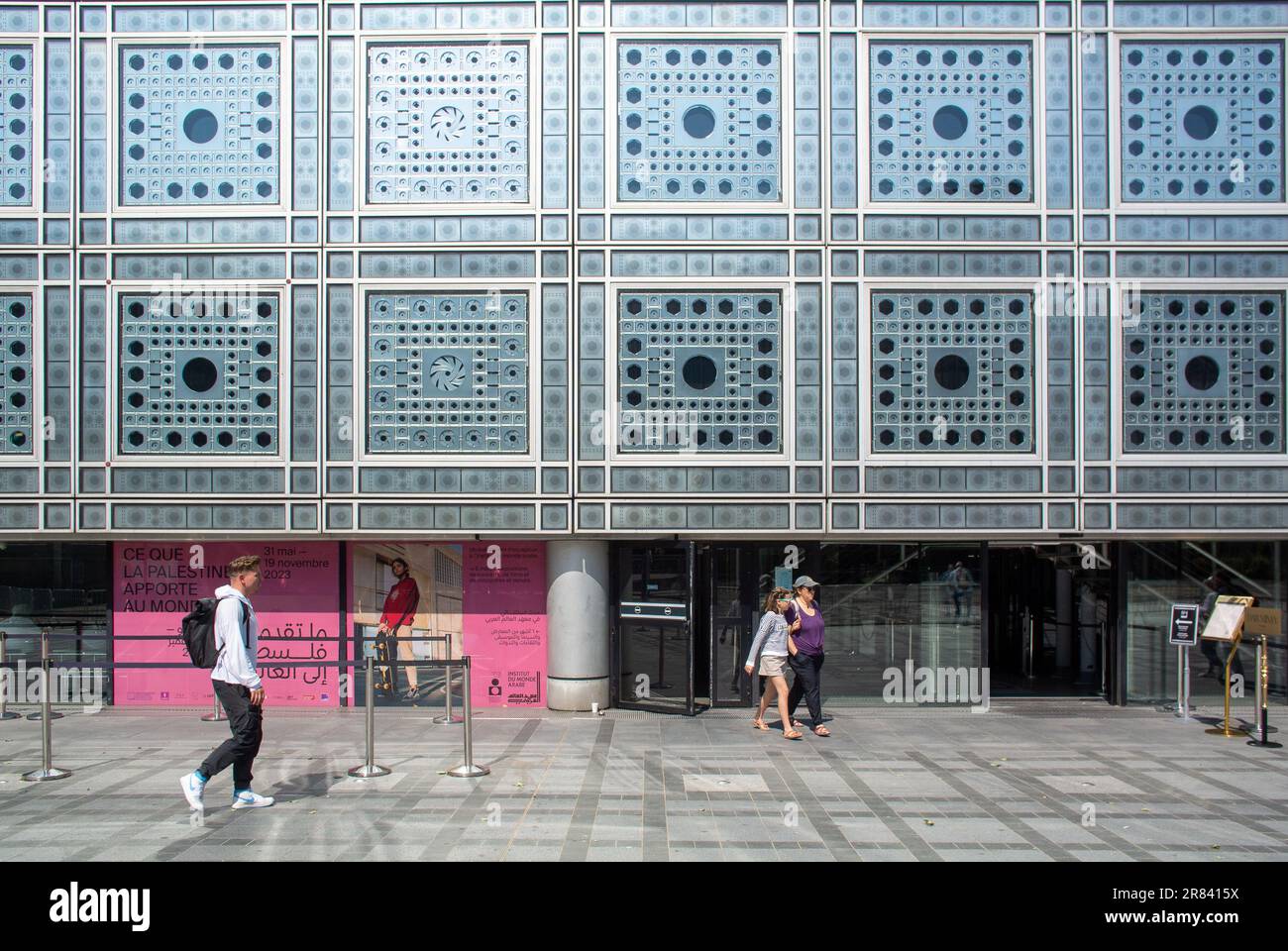 Paris, Ile de France, France, The Institut du Monde Arabe (IMA) French ...