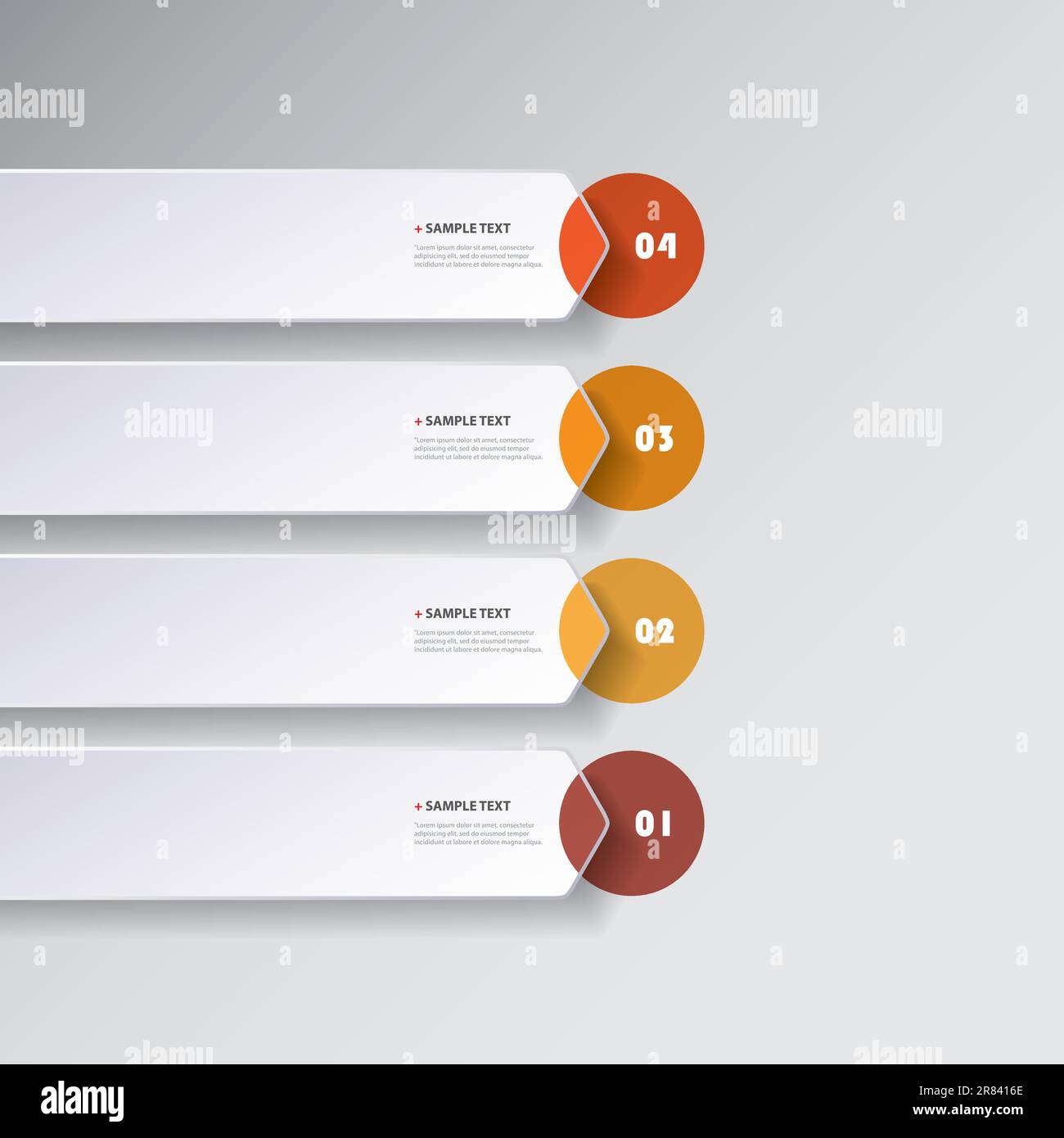 Colorful Minimal Paper Cut Infographics Design, Presentation Template ...