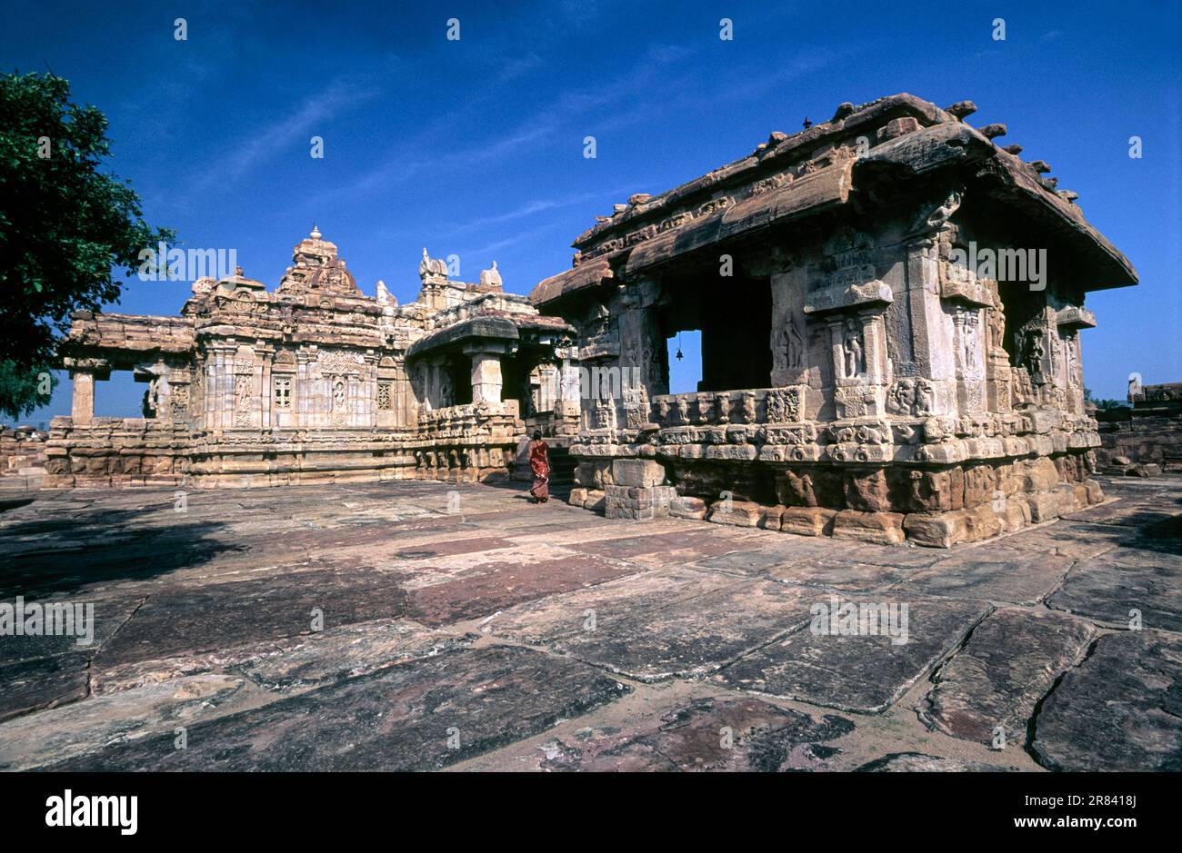 8th century Virupaksha Temple in Pattadakal, Karnataka, India, Asia ...