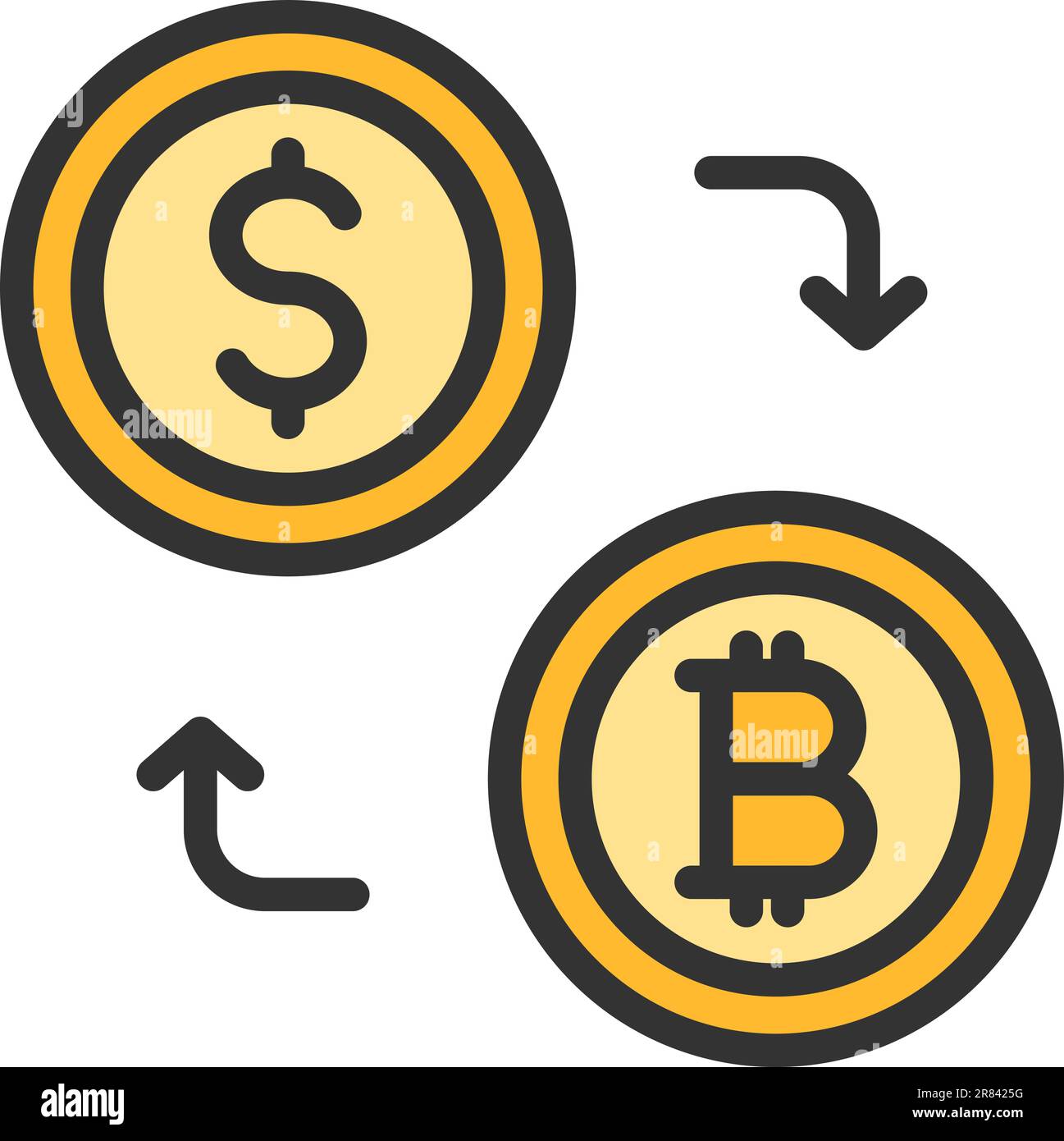 Currency Exchange icon vector image Stock Vector Image & Art - Alamy