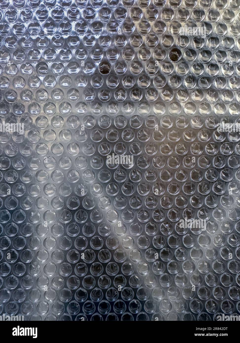 A bubble wrap texture layer background Stock Photo - Alamy
