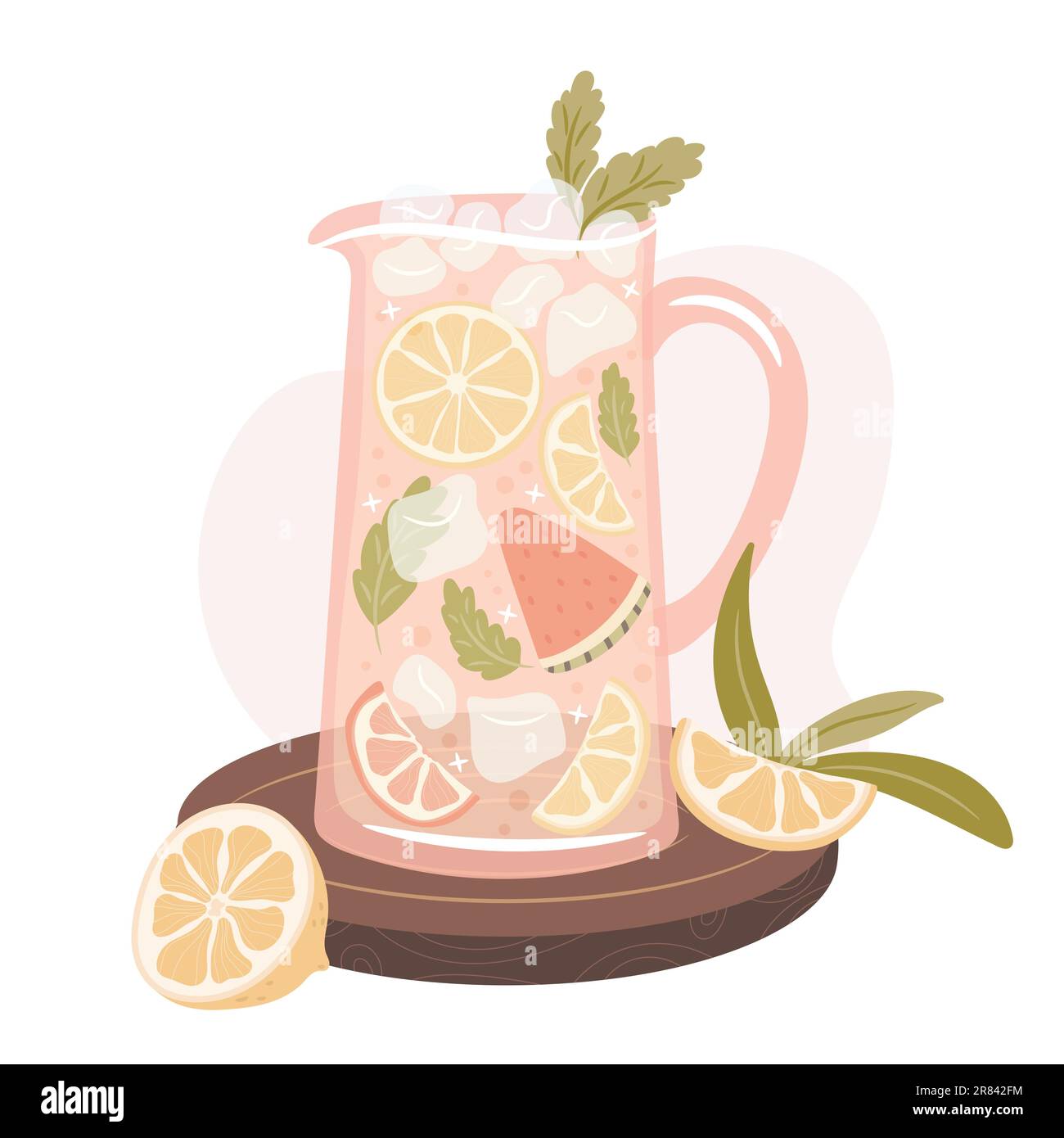 Sour cocktail ice orange Stock Vector Images - Alamy