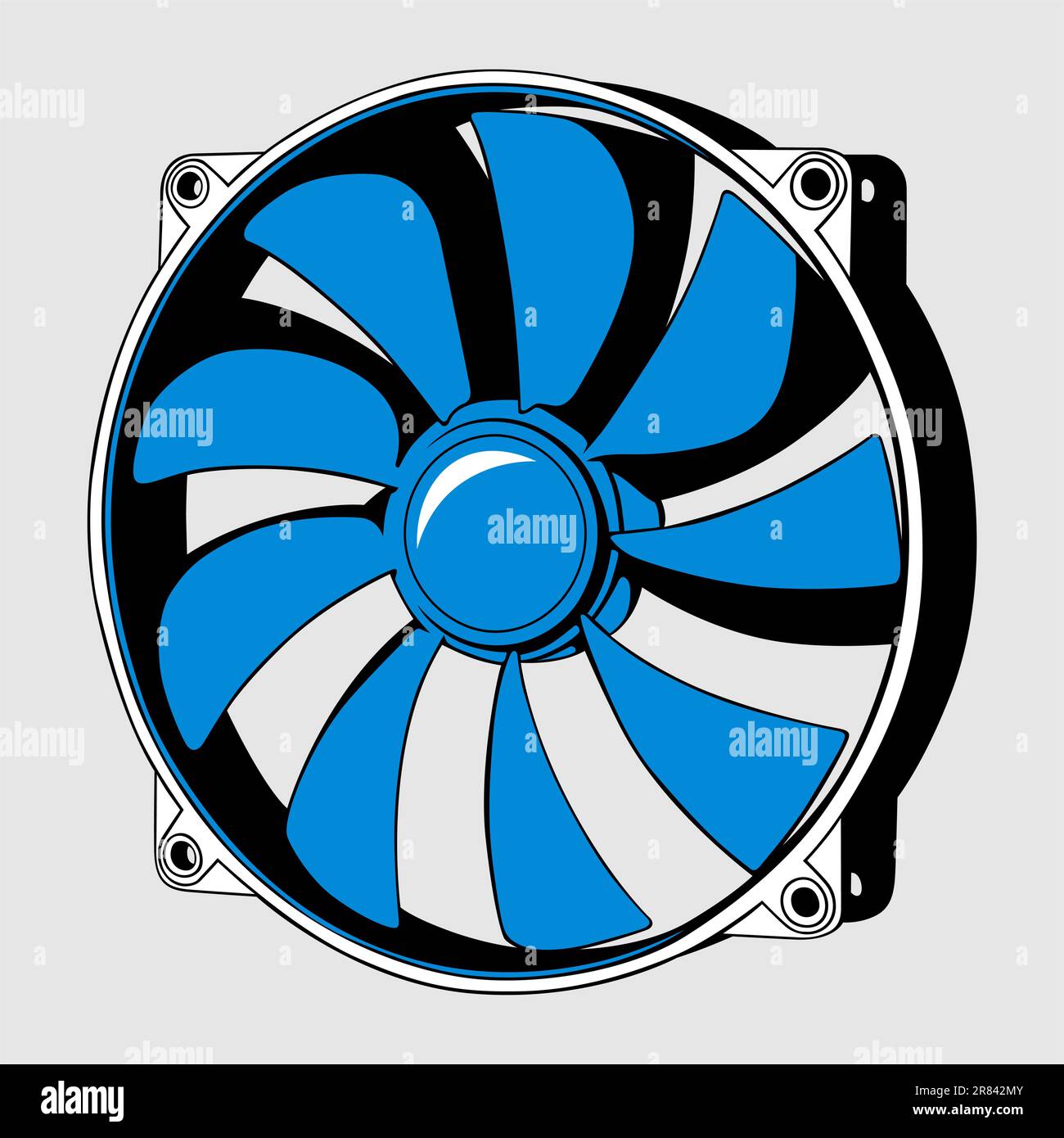 Pc fan Stock Vector Images - Alamy
