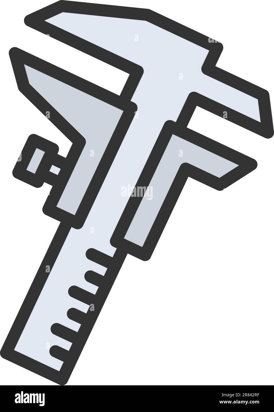 Caliper icon vector image Stock Vector Image & Art - Alamy