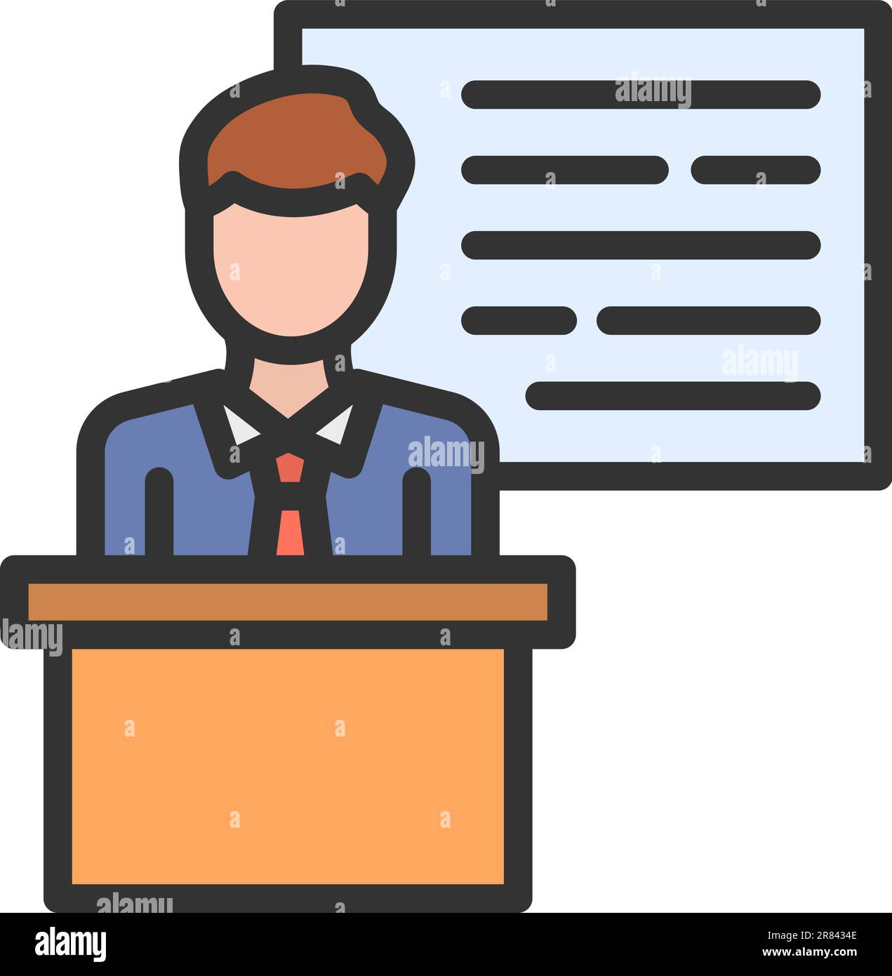 Academic lecture Stock Vector Images - Alamy