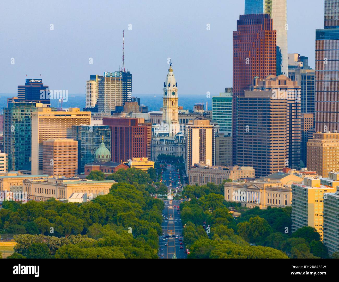 Aerial view philadelphia hi-res stock photography and images - Alamy