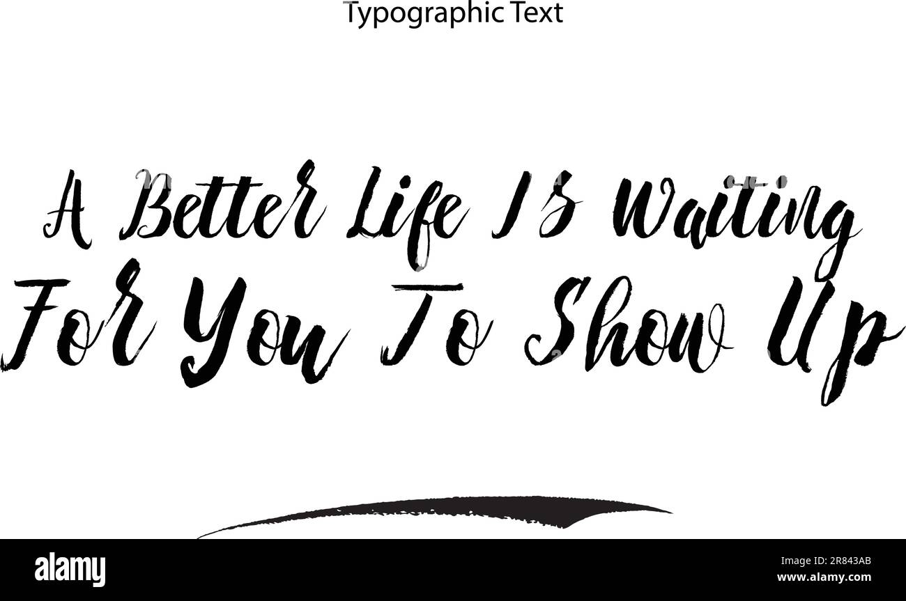 Elegant Typography Lettering Text Vector Design Quote Stock Vector ...