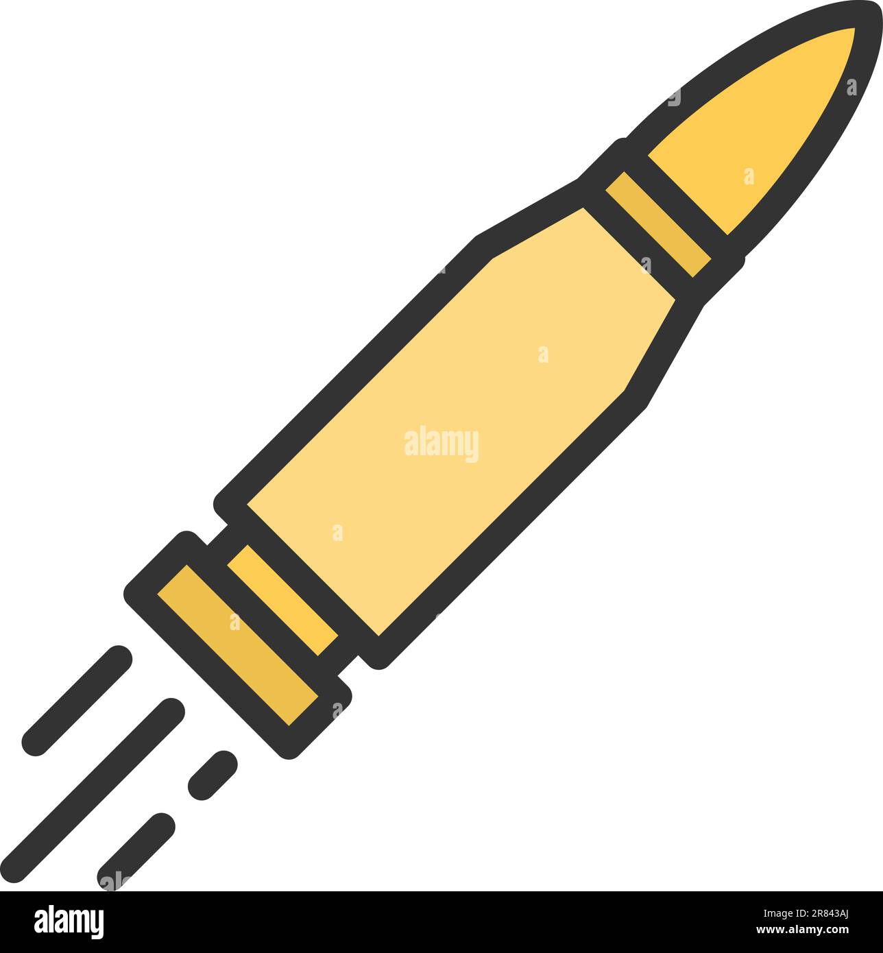 Revolver and bullets Stock Vector Images - Alamy