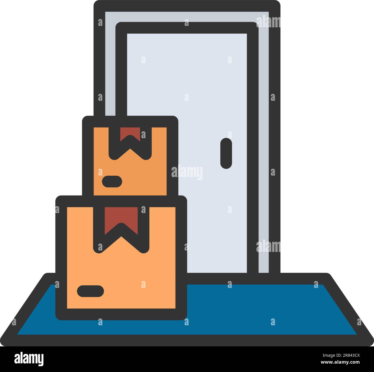 Door Delivery icon vector image Stock Vector Image & Art - Alamy