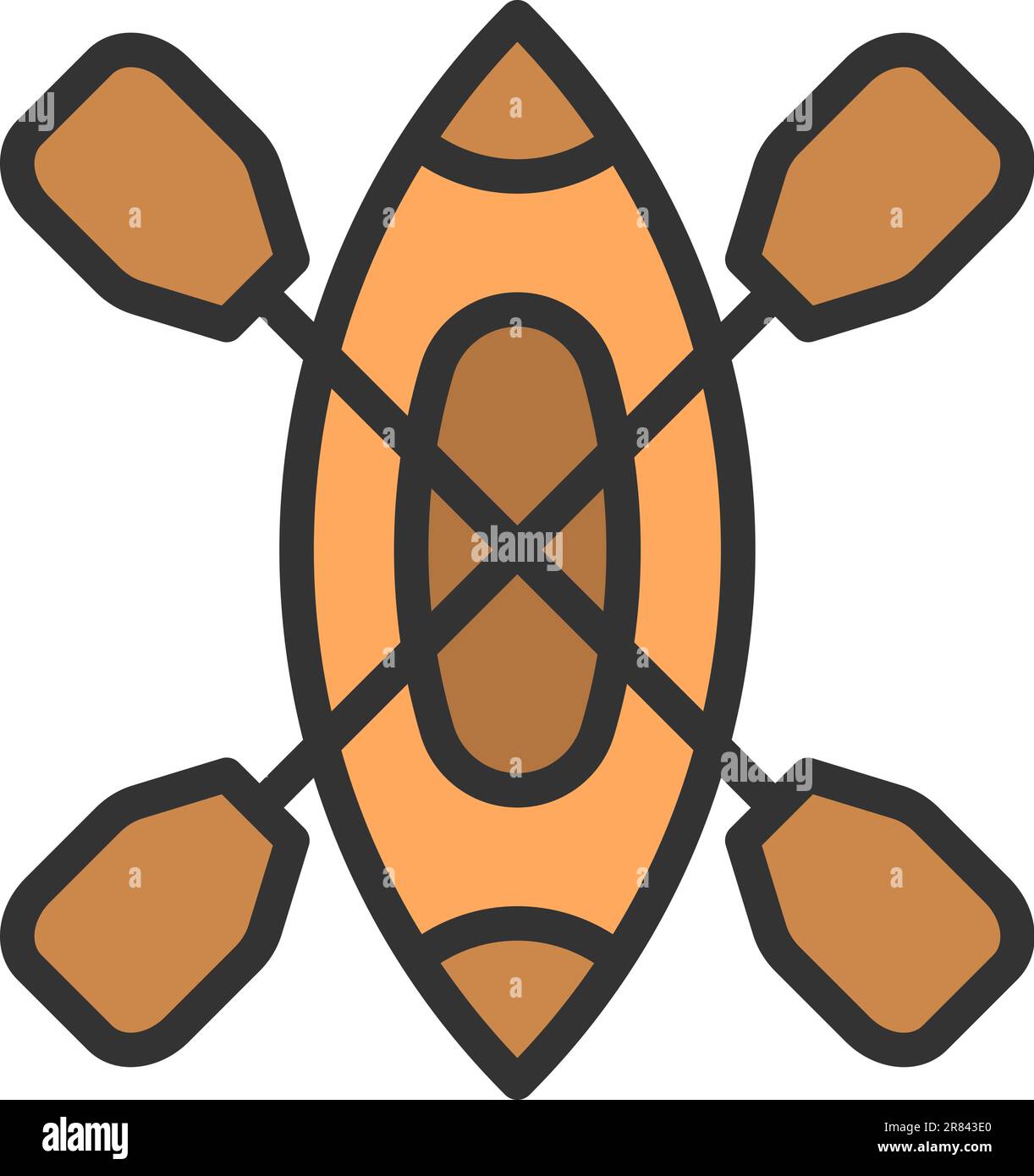 Canoe icon vector image Stock Vector Image & Art - Alamy