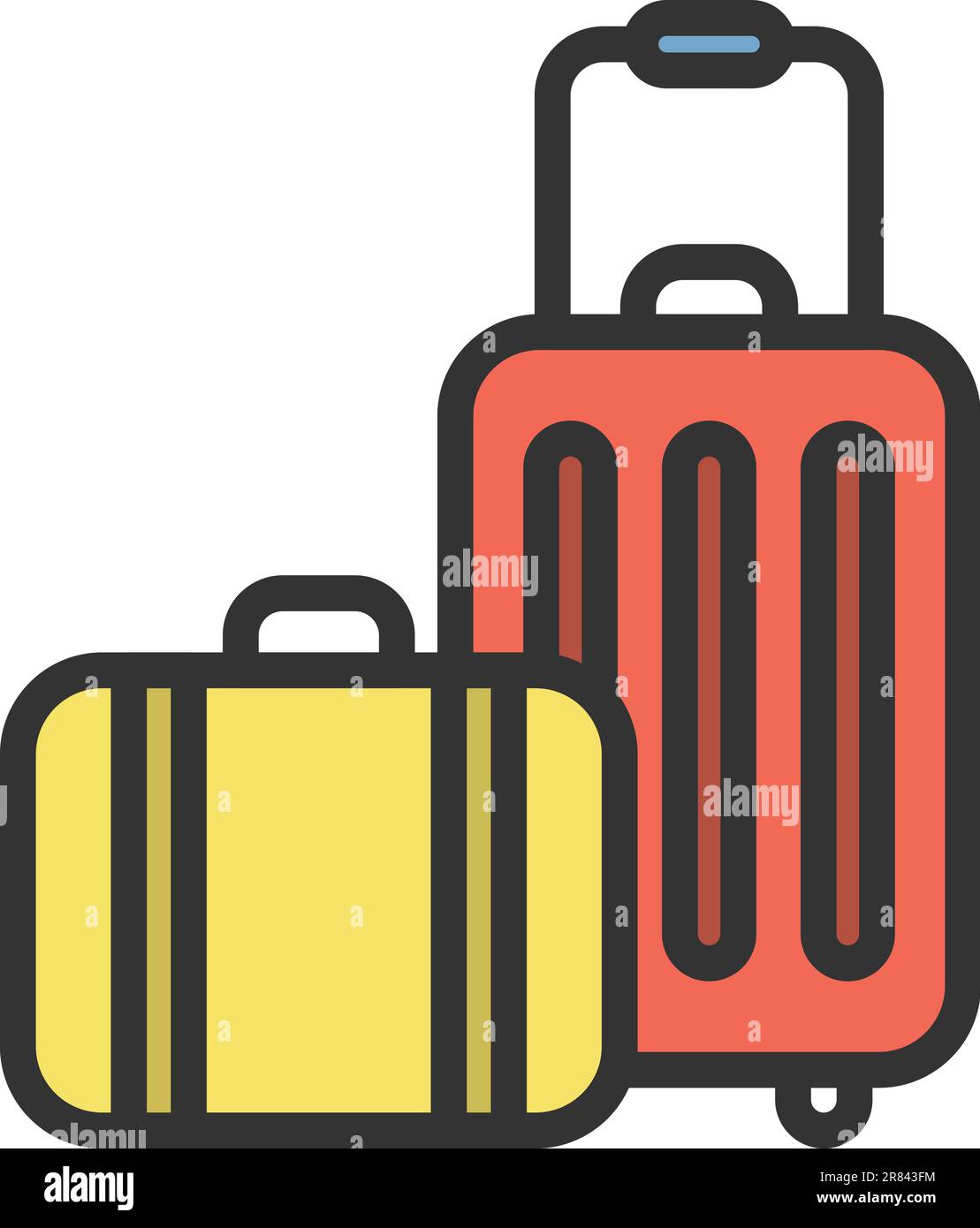 Vacation vector bag icon Stock Vector Images - Alamy