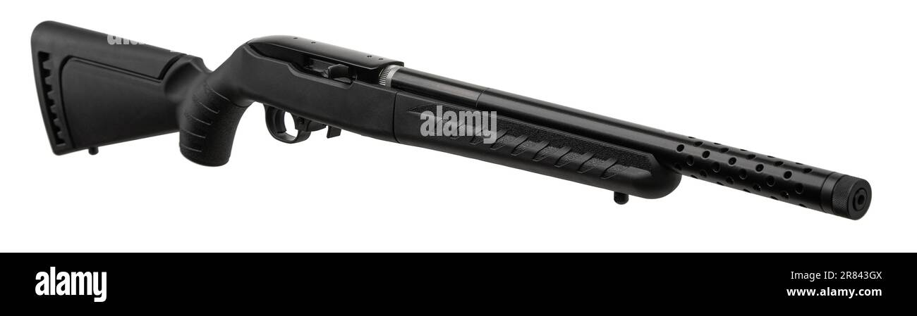 Modern semi-automatic small-caliber .22lr rifle. Sports carabiner .22lr ...