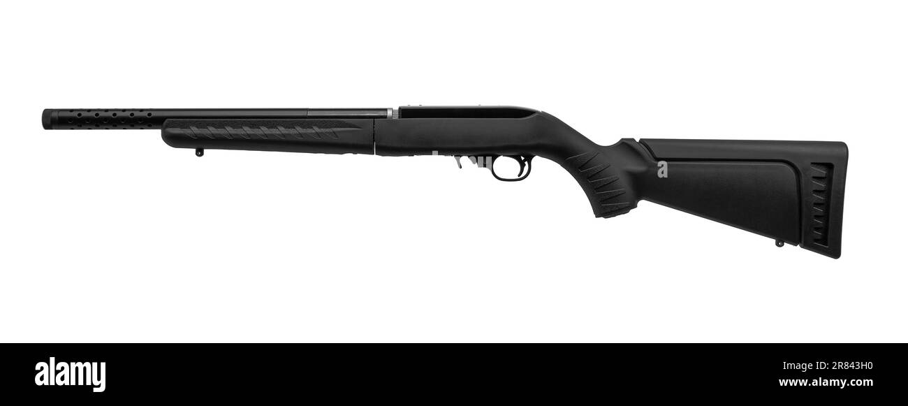 Modern semi-automatic small-caliber .22lr rifle. Sports carabiner .22lr ...