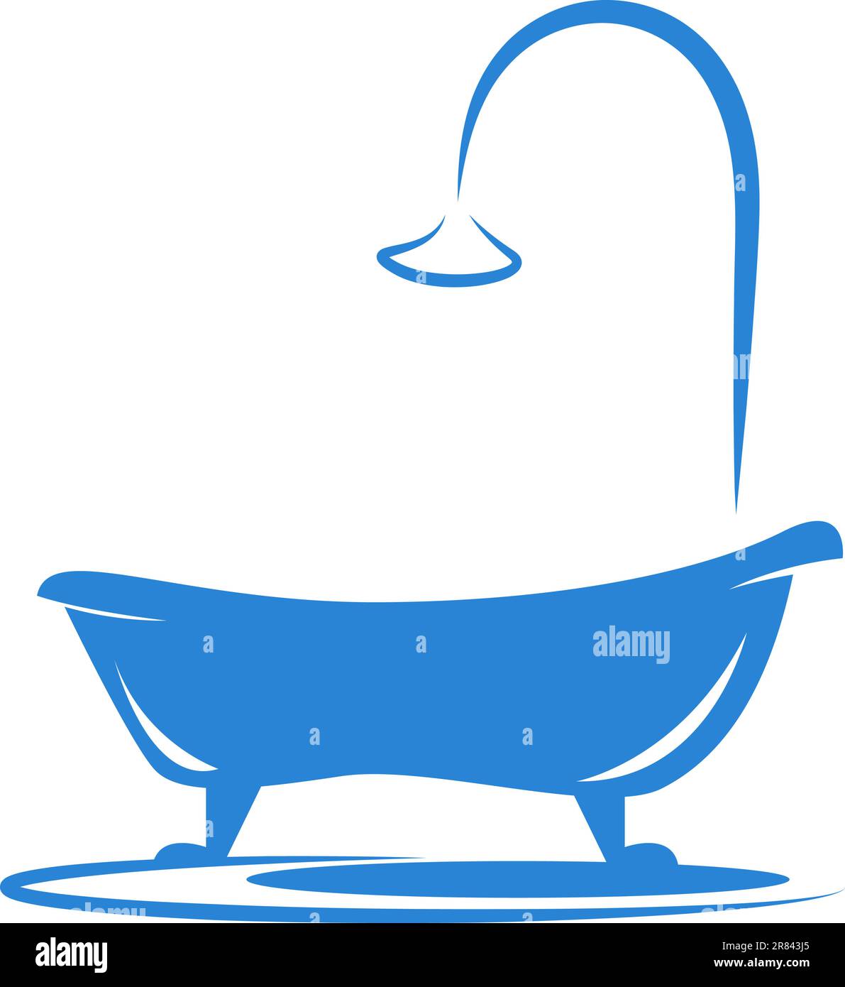 Bathtub logo icon design illustration Stock Vector Image & Art - Alamy