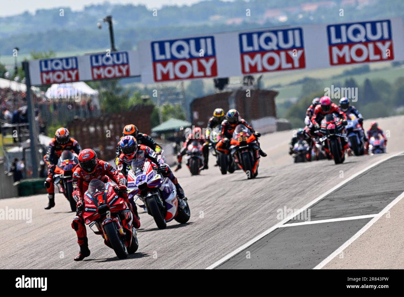 Hohenstein Ernstthal, Germany. 18th June, 2023. Races of MotoGP Liqui ...