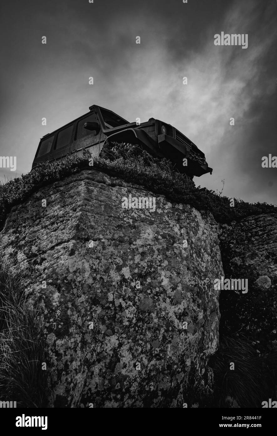 Mountain dust road on Black and White Stock Photos & Images - Alamy