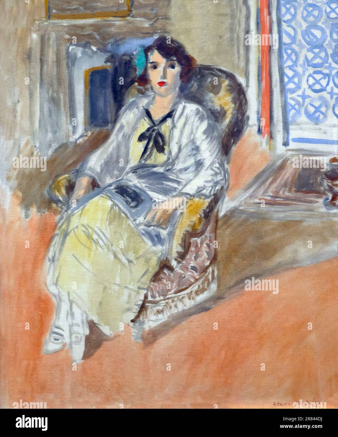 Woman Seated in an Armchair, Henri Matisse, circa 1922, Indianapolis ...