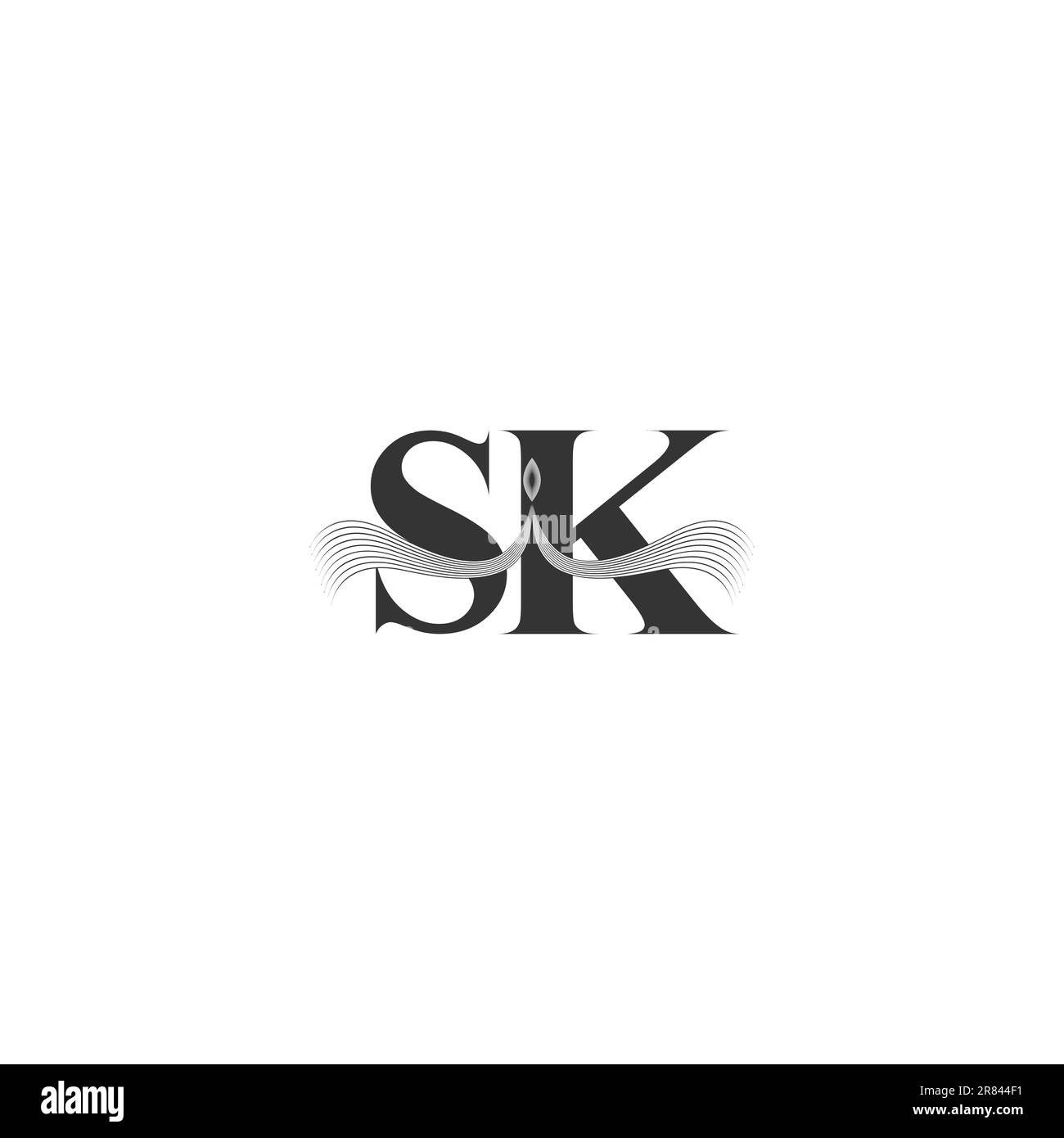 Alphabet letters Initials Monogram logo SK, KS, S and K Stock Vector ...