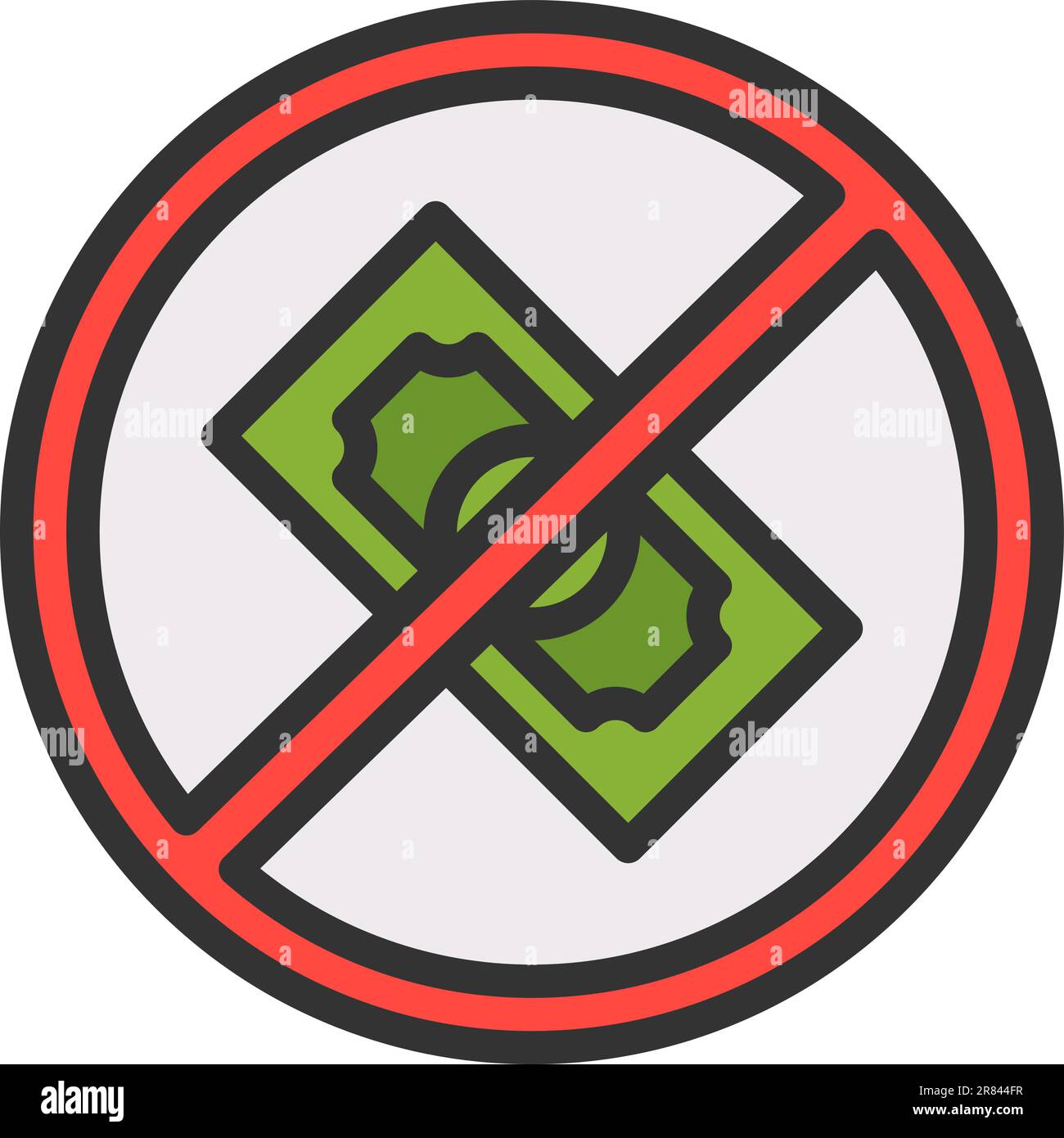 No Money icon vector image Stock Vector Image & Art - Alamy