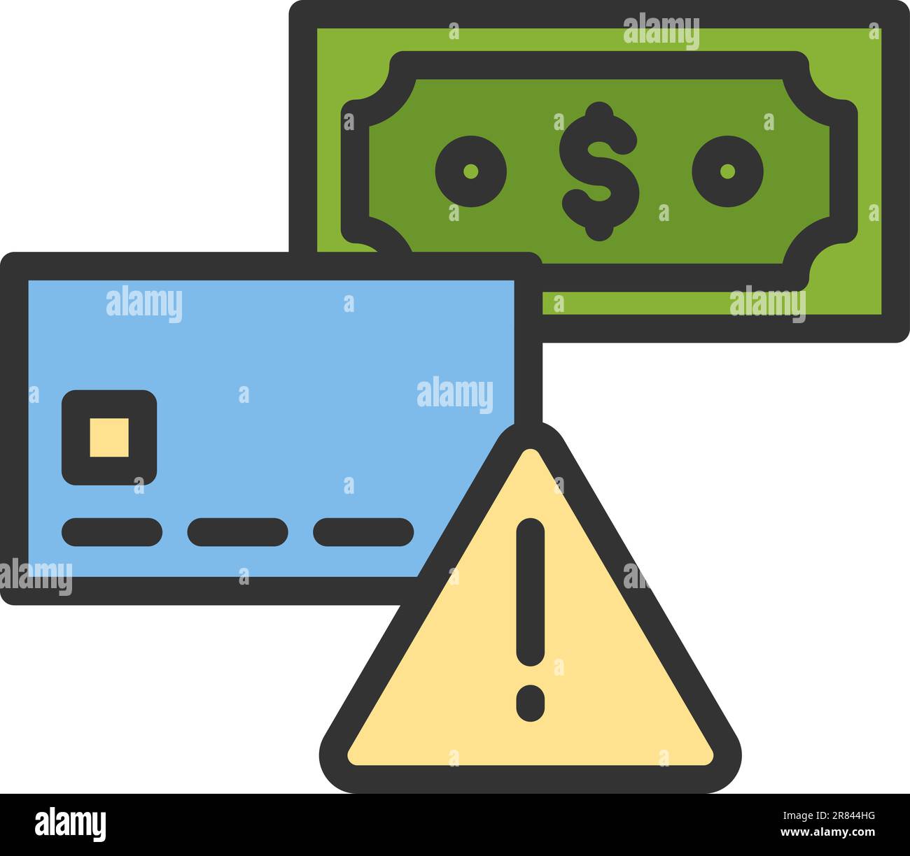 Debt icon vector image Stock Vector Image & Art - Alamy