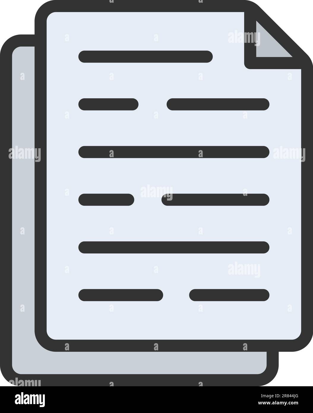 Document icon vector image Stock Vector Image & Art - Alamy