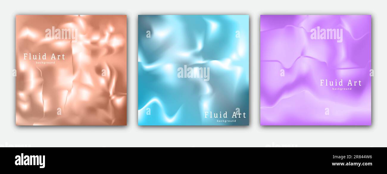 Color blur. Colorful gradient. A set of layouts with a colored ...