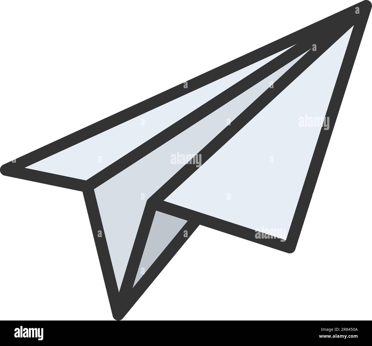 Paper Plane icon vector image Stock Vector Image & Art - Alamy